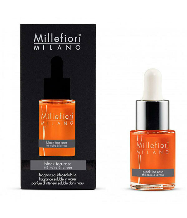 Концентрат для аромалампы Черный чай и роза 15мл.