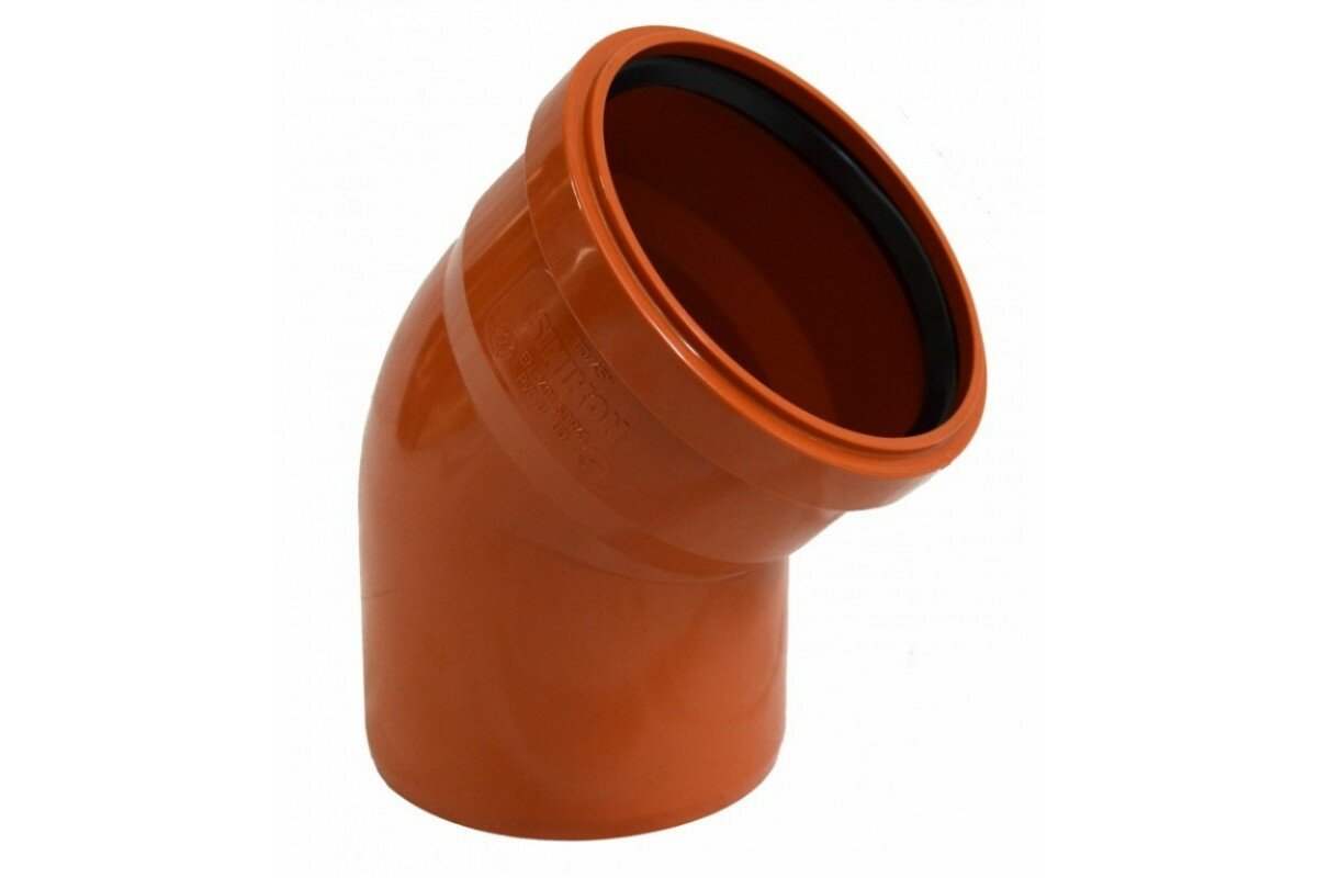 Отвод ПП D110*45 (наружняя)