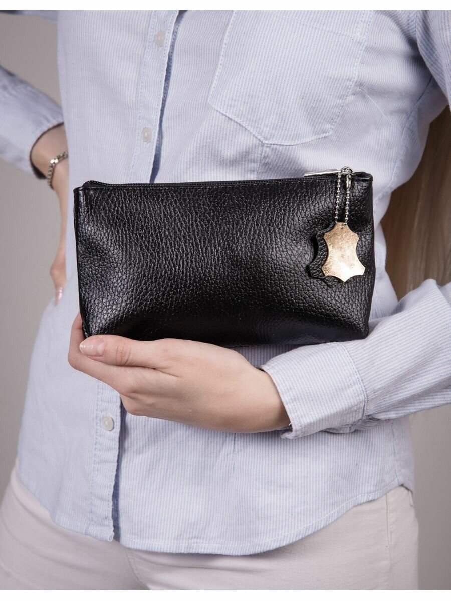 Косметичка КОЖАНЫЙ ЦВЕТОК