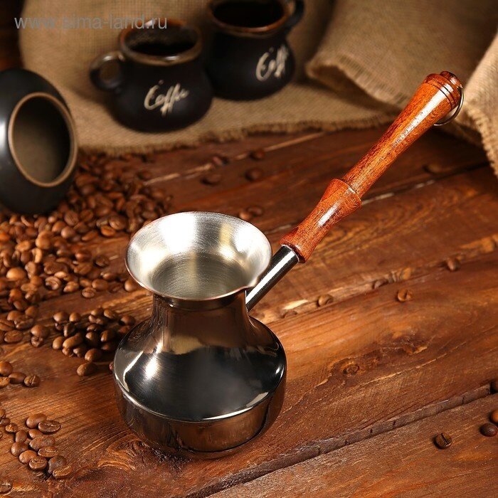 Турка медная 390мл. Для кофе. Кофеварка.