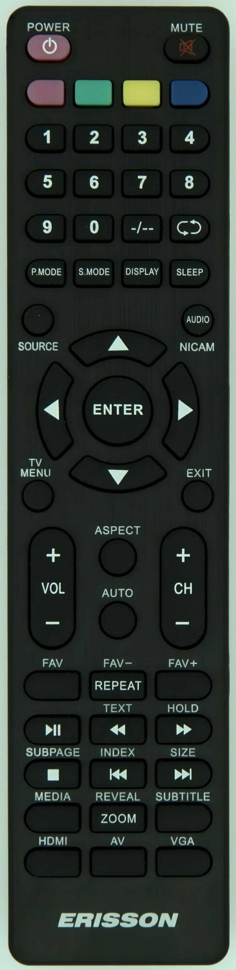 Пульт для телевизора Erisson 32LEN52