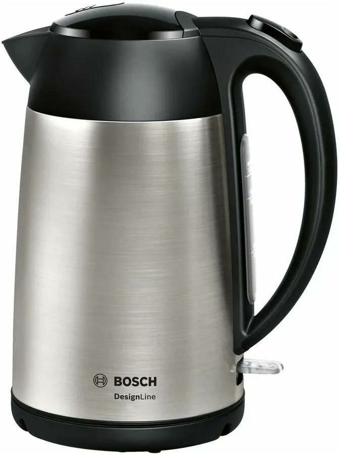 Чайник электрический Bosch TWK3P420 1.7л. 2400Вт, черный