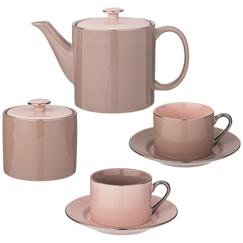 Чайный сервиз LEFARD BREAK TIME на 6 ПЕР. 14 ПР. (КОР=4НАБ.)