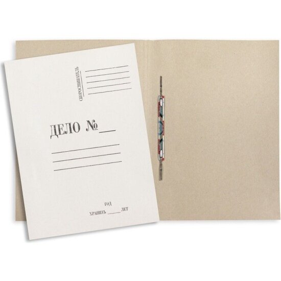 Скоросшиватель Attache картонный дело 440г/м2 мелованная 20шт/уп