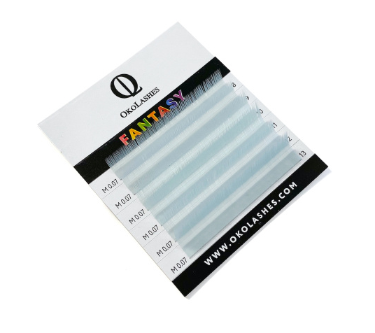 Ресницы Oko Lashes Professional Fantasy mini топаз M 0.10 7-12 mix