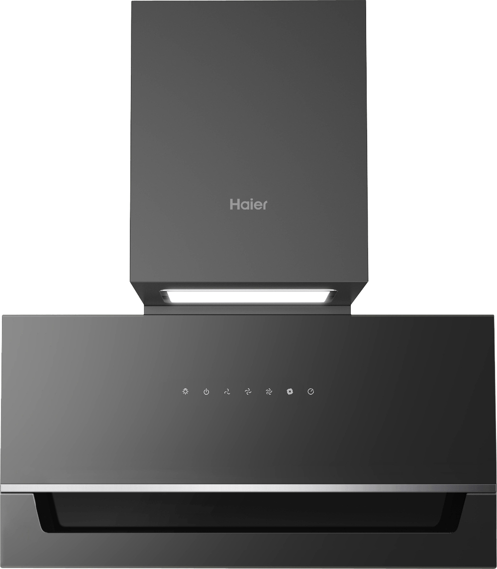 Встраиваемая вытяжка Haier HVX-W682CBX, Mощность 670 м³/ч, длина кабеля 1 метр, светодиодное освещение