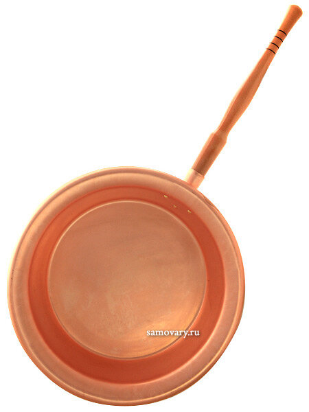 Медный таз для варки варенья 4,5 л с ручкой, современный Кольчугино