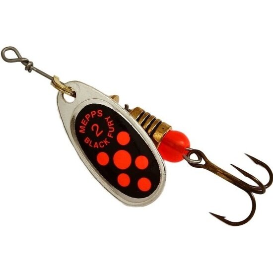 Блесна Mepps Black Fury ORANGE CU №2 , 4,5г
