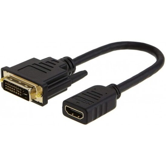 Адаптер Ks-is KS-446 HDMI (F) в DVI-D (M) двунаправленный