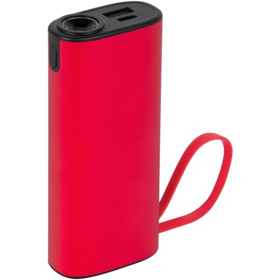 Внешний аккумулятор Rombica NEO Tech Red, 10 000 мАч, алюминий, PD, QCharge, LCD, LED фонарь
