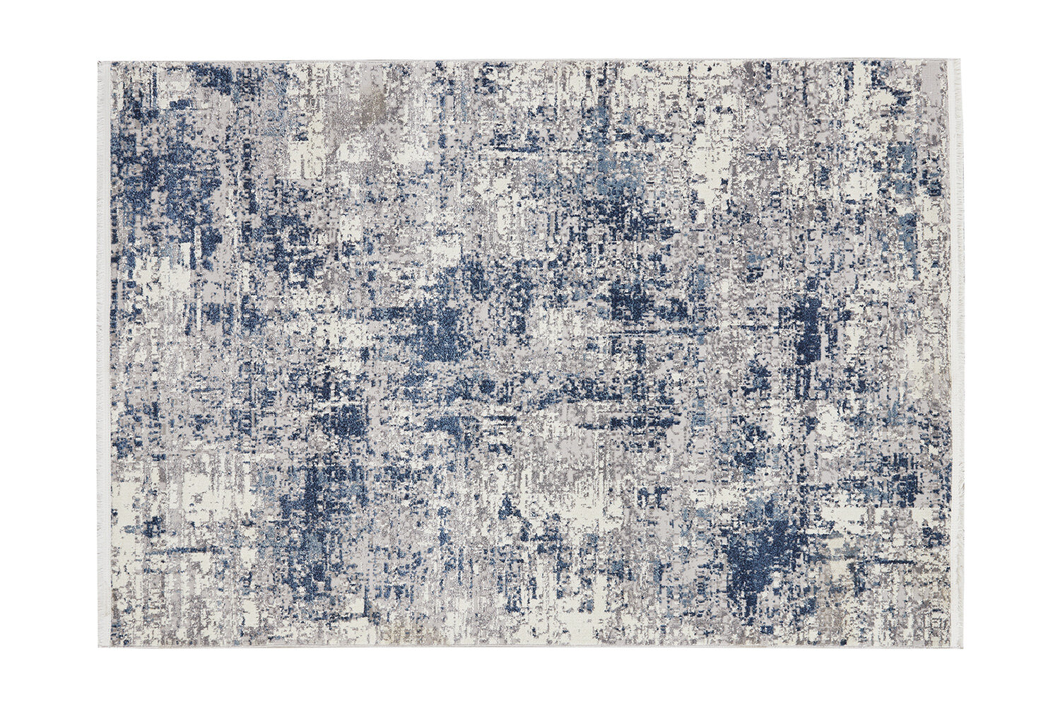 Ковер на пол BALAT Axel, 120х180 см, прямоугольный, полиэстер, цвет бежевый/синий