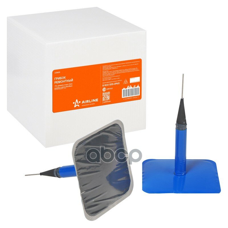 Ремкомплект покрышки (грибок) 774 (диаметр ножки 12 мм, размер шляпки 88х88) 1 шт "AIRLINE" AIRLINE арт. ATRK81