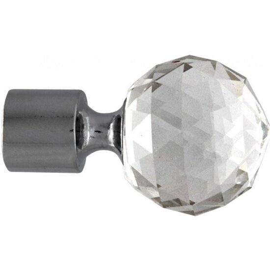 Наконечник для карнизов Arco Doro DDA Орион, диаметр 16, хром глянец, 2шт