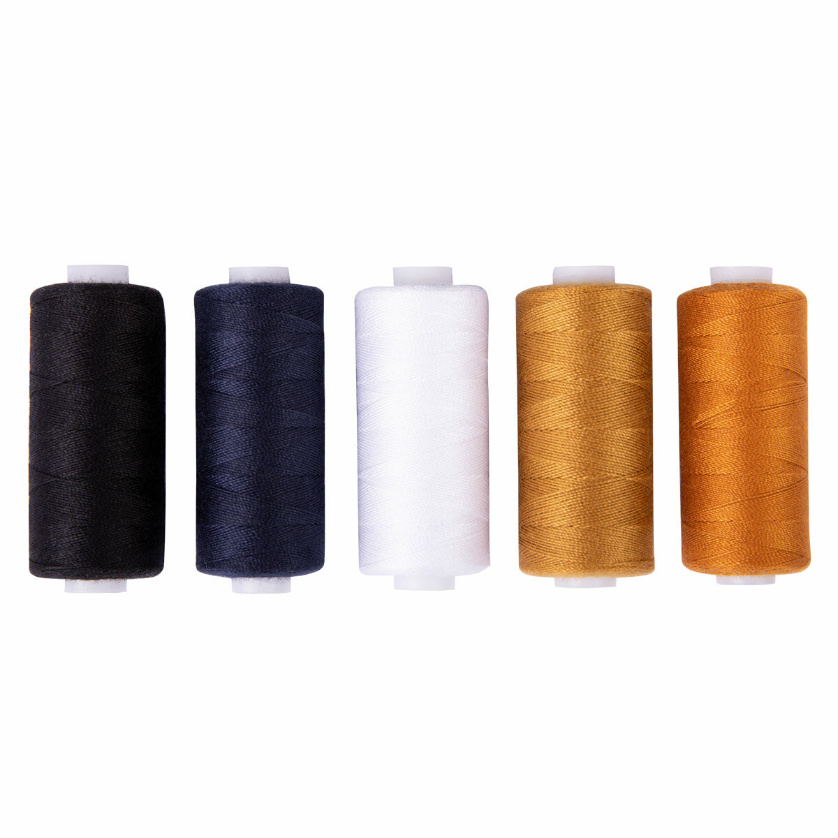 Gamma Micron Джинсовая нитка полиэстер 20s/2, 200 м, 183 м, 5 шт ассорти для денима