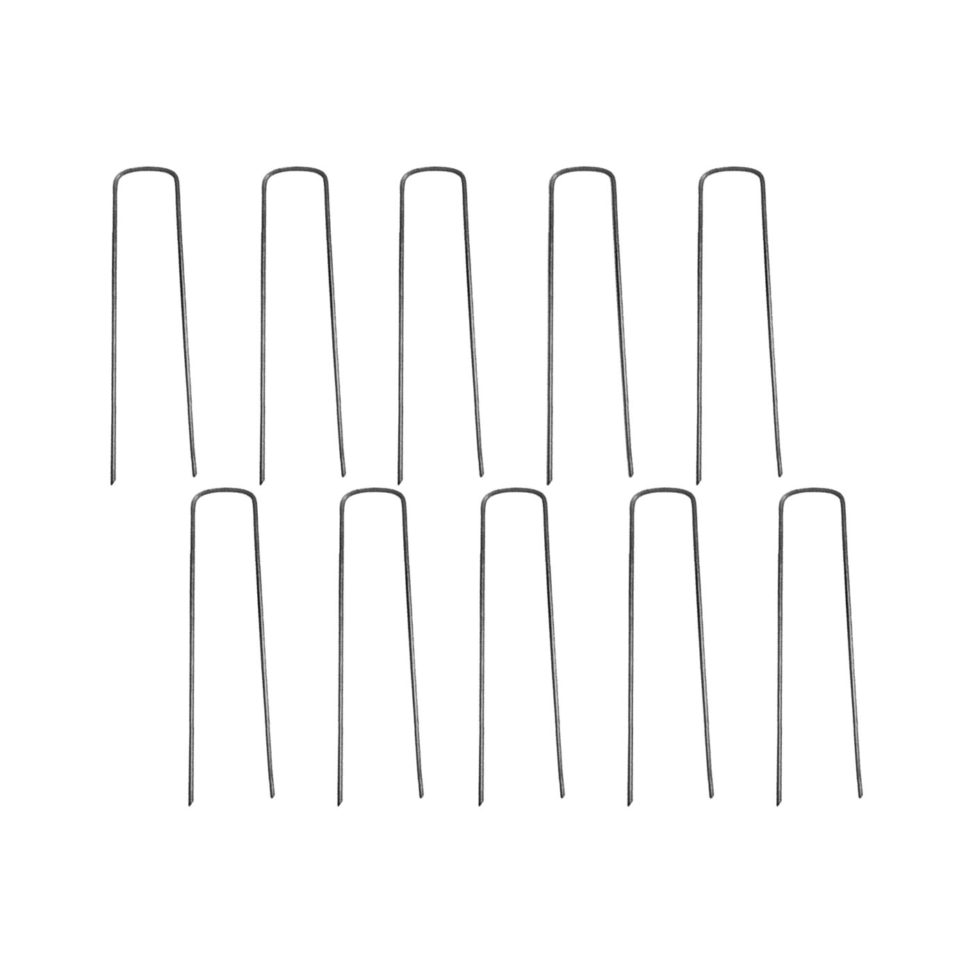 Скобы-колышки садовые для агроткани 10шт , для укрывного материала металлические