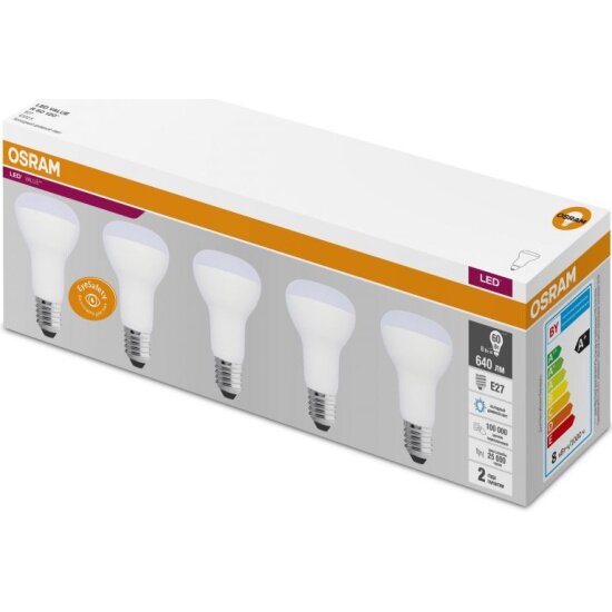 Светодиодная лампа Ledvance-osram LV R63 60 8SW/865 230V E27 OSRAM (упаковка 5 шт)