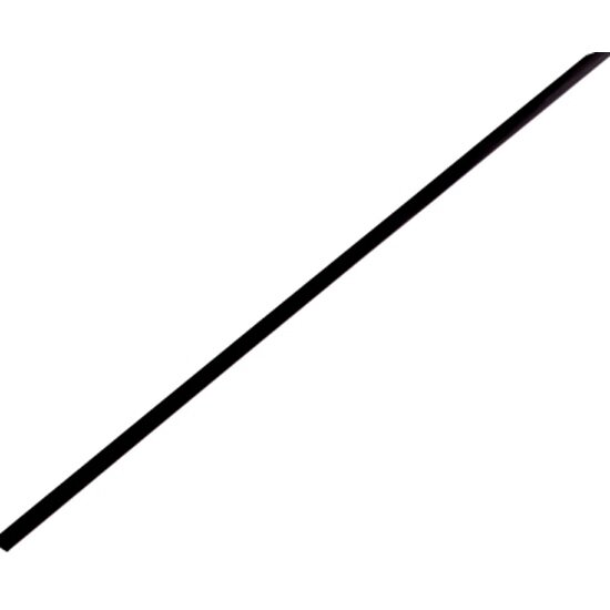 Термоусадочная трубка Rexant 5,0/2,5 мм черная (бухта 100 м.), 49-0506