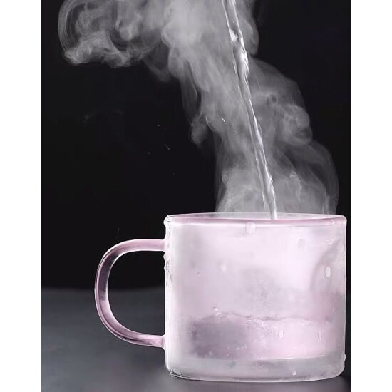 Кружка двухслойная Kimberly 4894726 термостойкая розовая, 250 мл.