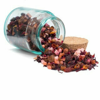 Чёрный чай "Клубничный зефир" 1кг