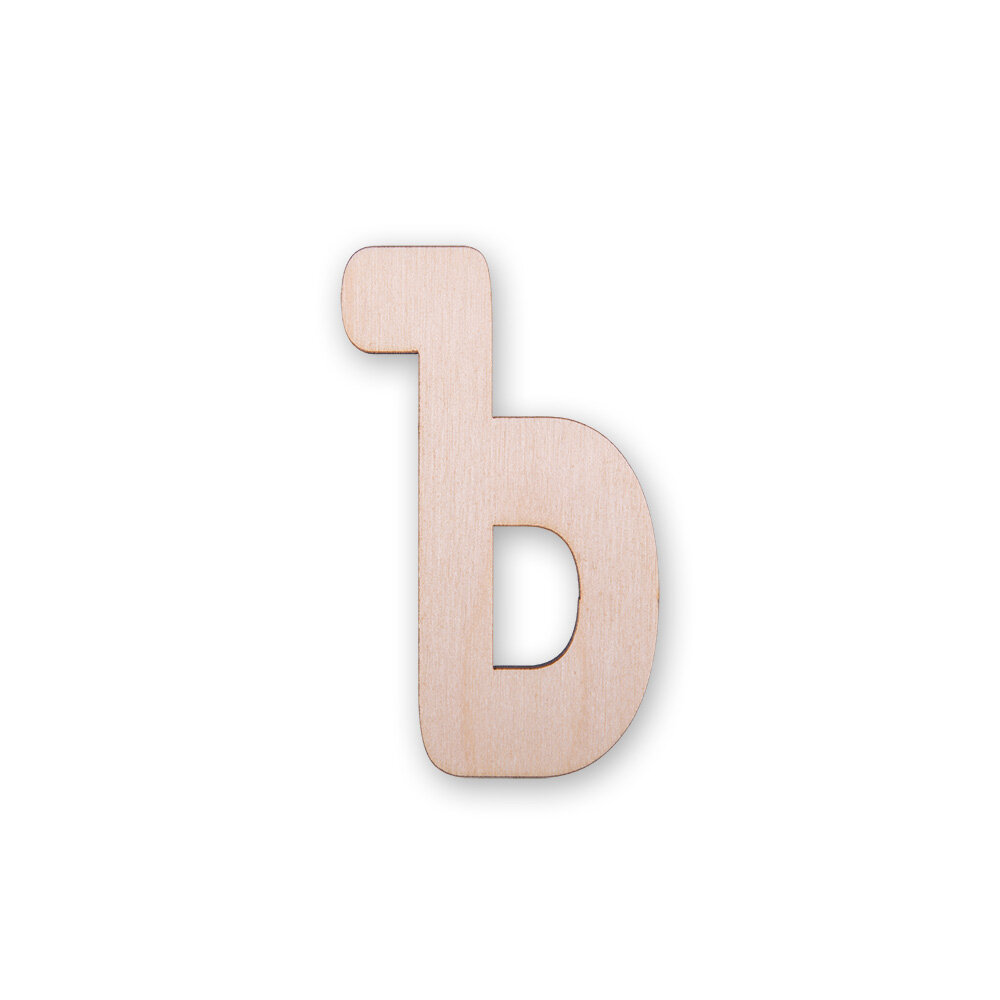 Mr. Carving ВД-500 Заготовка для декора букв из фанеры 11x6.6x0.3 см для рукоделия