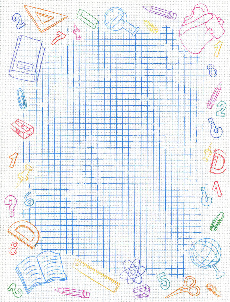 М. П. Студия КД-173 дизайнерская канва 18.5×26.5 см с рисунком для вышивки крестом