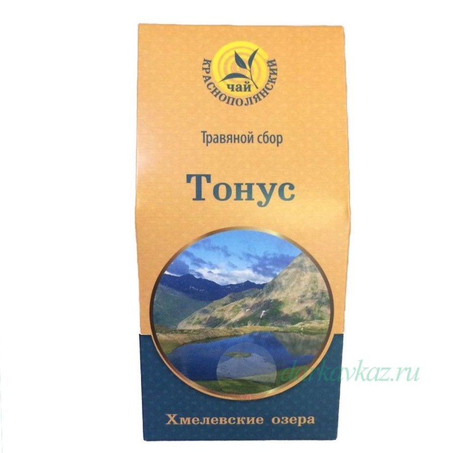 Чай черный с травами "Краснополянский тонус" 80гр