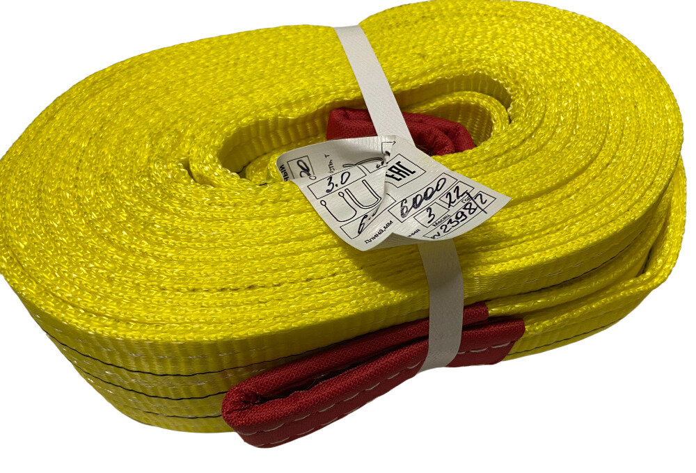 Строп текстильный, грузоподъемность 3 т, длина 6 м