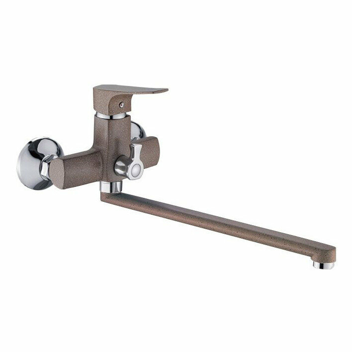 Смеситель для ванны универсальный однорычажный Potato (Потато) коричневый (P22222-15)