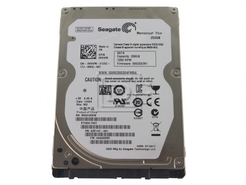 Жесткий диск Seagate 9ZV14C 250Gb 7200 SATAII 2,5" HDD