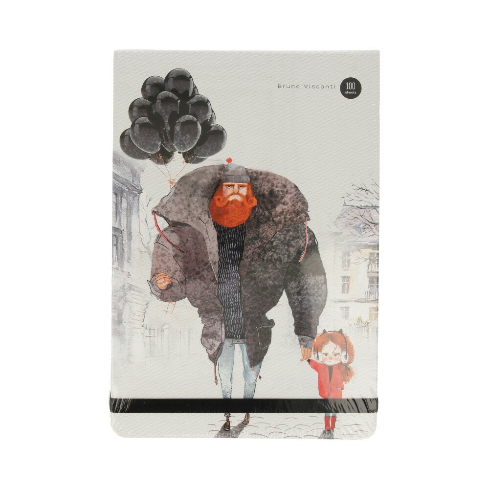 Bruno Visconti Блокнот Megapolis JOURNAL A6 вертикальный 100 л клетка SMART DADDY