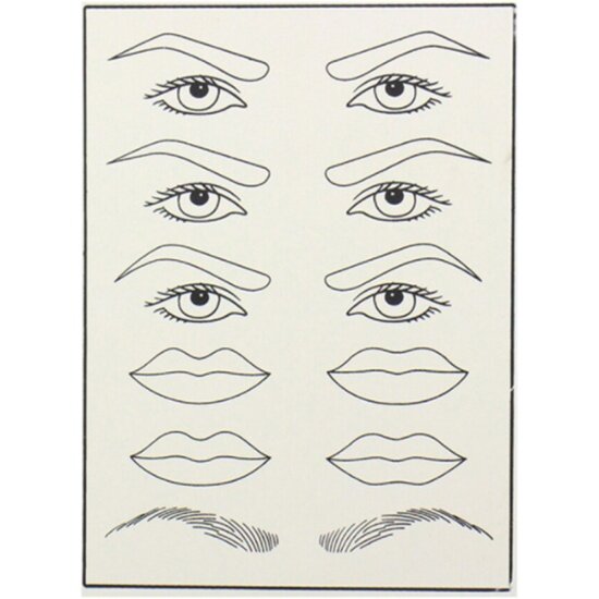 Кожа для тату-практики Ava Tattoo AVA TC-623 15х20см с рисунком