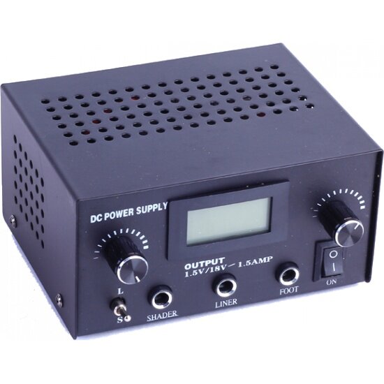 Блок питания Ava Tattoo для тату-машинки AVA TP-108A Black 2 тату машинки