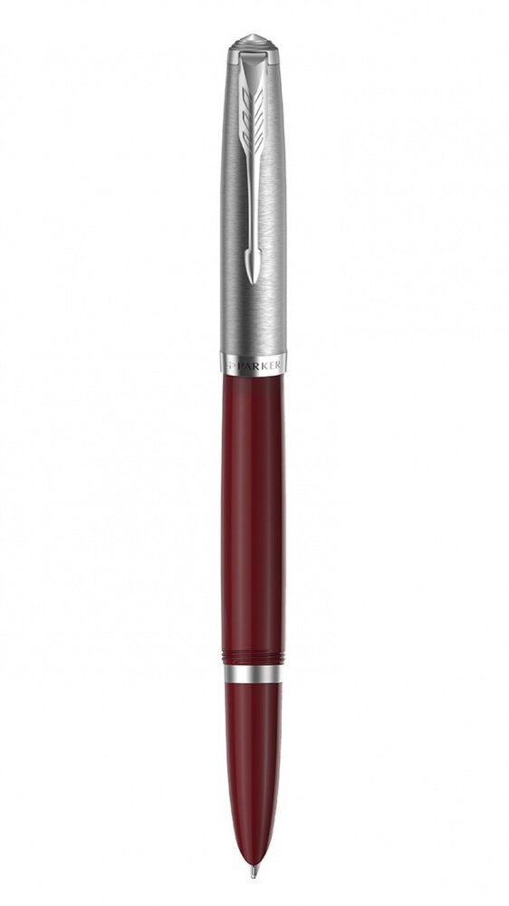 Перьевая ручка Parker 51 CORE BURGUNDY CT, перо: F, цвет чернил: black, в подарочной упаковке. 2123496