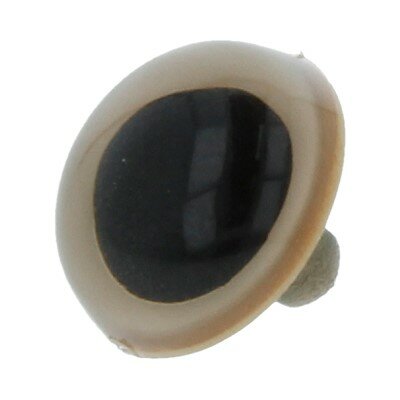 HobbyBe CRP-10-5 Глаза кристальные пришивные d 10.5 мм бежевые для игрушек из текстиля