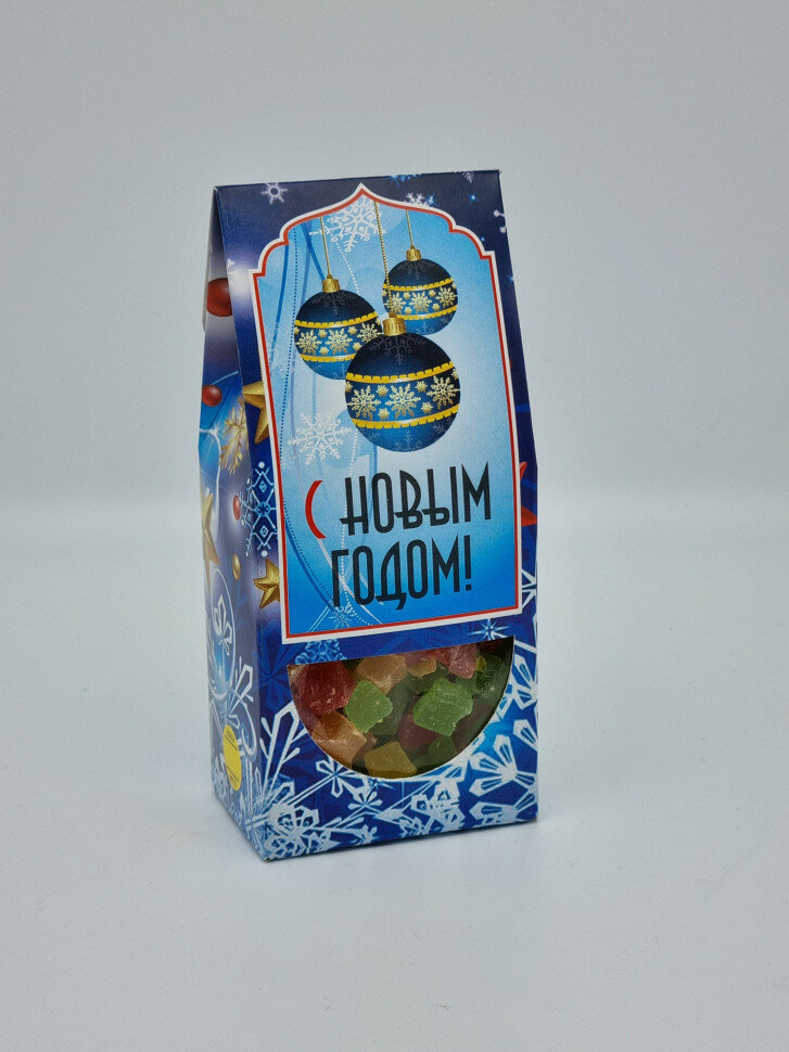 Ананас кубики микс 100гр с новым годом