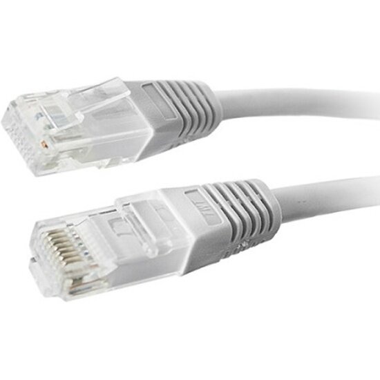 Патч-корд Twt UTP кат.5e, с заливными колпачками, 1.5 м, серый