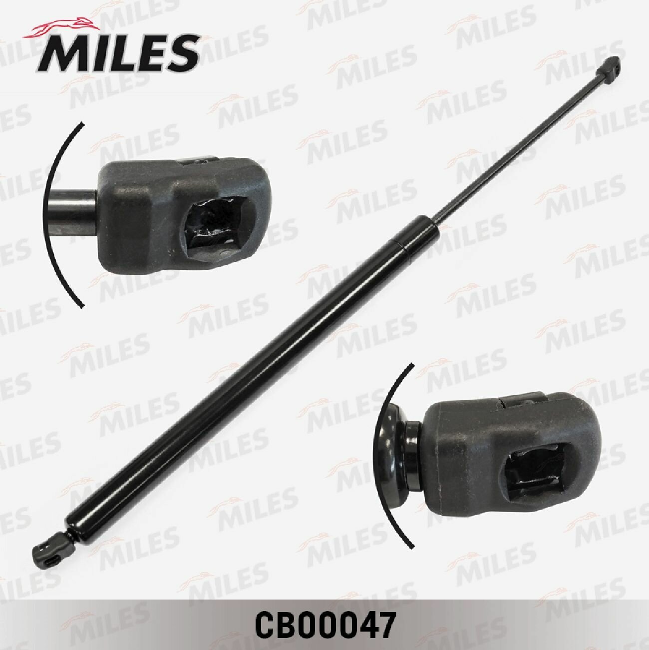Упор газовый кр. багажника VW T4 без зад. стеклоочистителя 92-03, MILES CB00047
