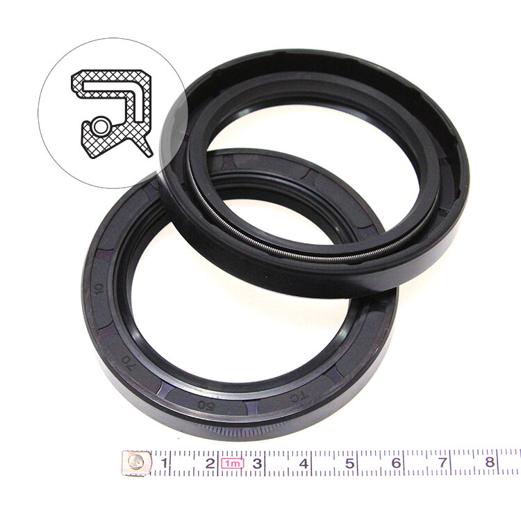 Манжета армированная (Сальник) 50х70х10 (тип 2 / TC) 70NBR (упаковка 10 шт.)