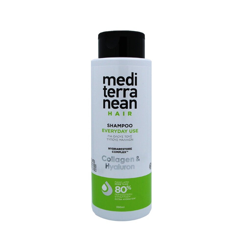 Mediterranean Shampoo Everyday Use Медитирэниан Шампунь с коллагеном и гиалуроновой кислотой 350 мл -