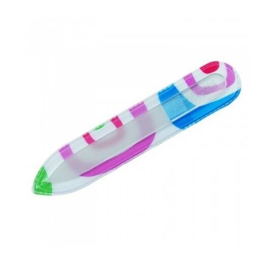 Пилка для ногтей Zinger "Classic", Pastel, стеклянная