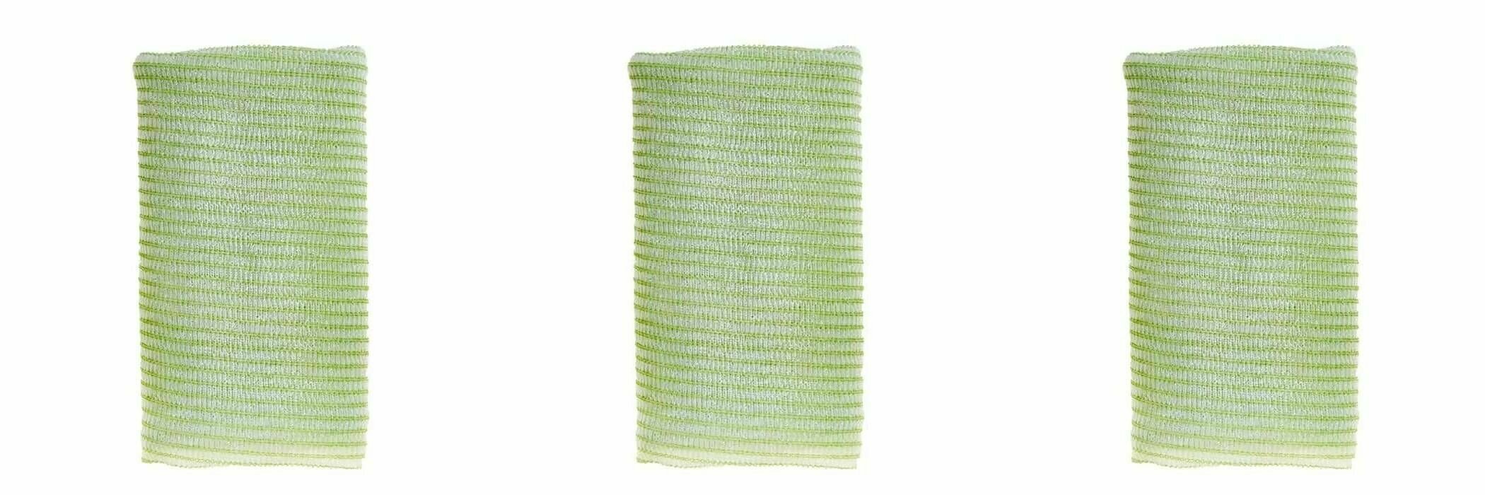 Sungbo Cleamy Мочалка для душа Clean&Beauty, Bamboo Shower Towel, из натурального волокна бамбука, 28х100 см, 3 шт.