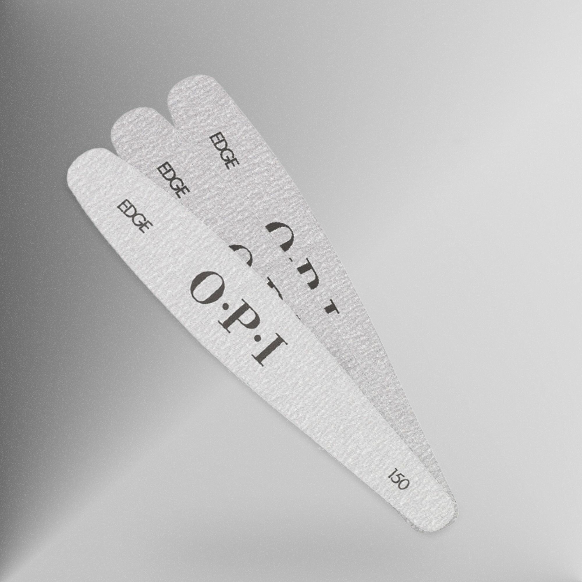 Пилка доводочная серебренная OPI Edge File 150 упаковка 3шт.