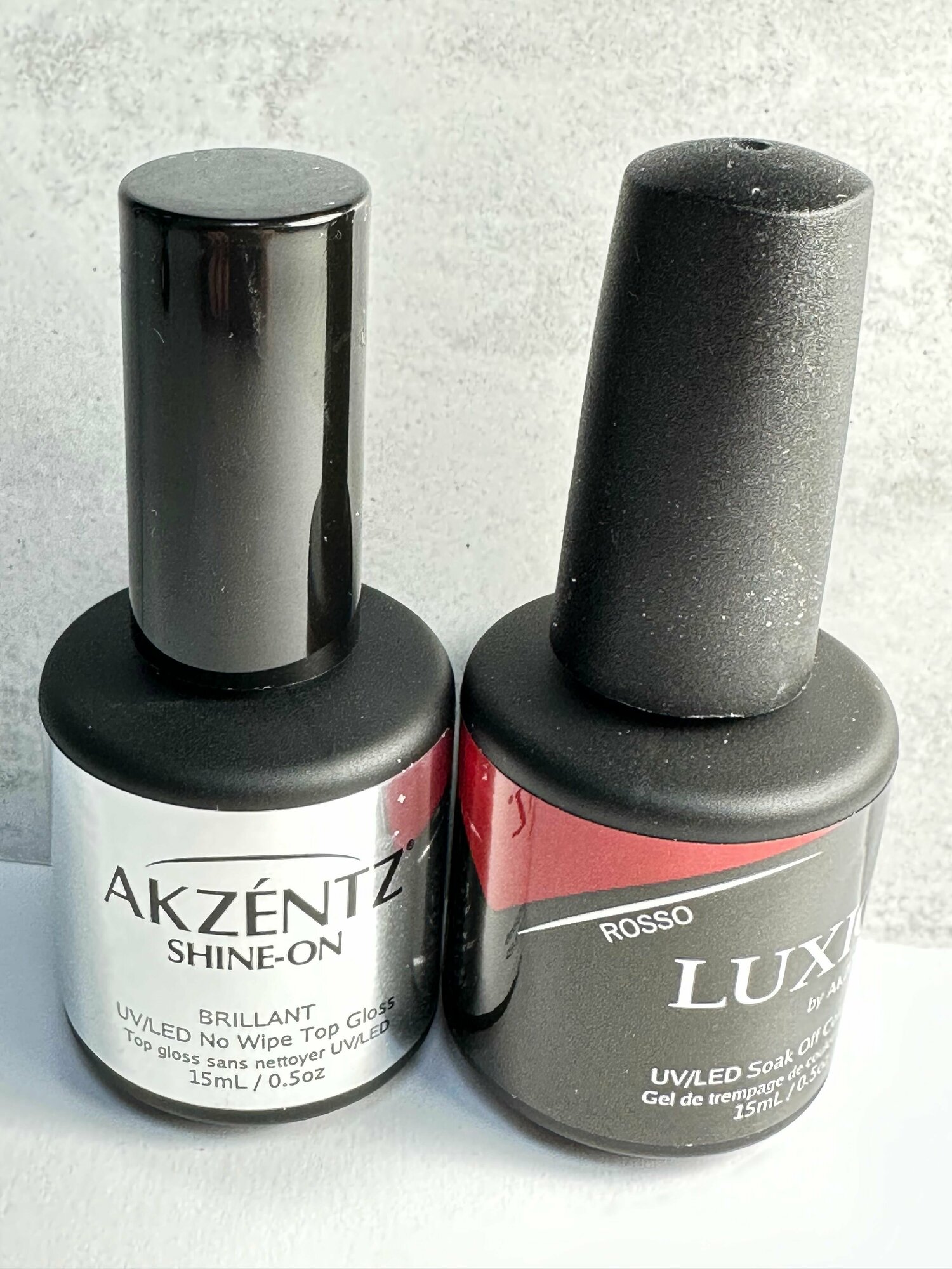 Luxio набор топ SHINE On, гель-лак Rosso 15мл.