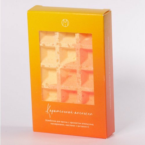 Бомбочка вафля MiPASSiON Карамельный апельсин, 140 гр