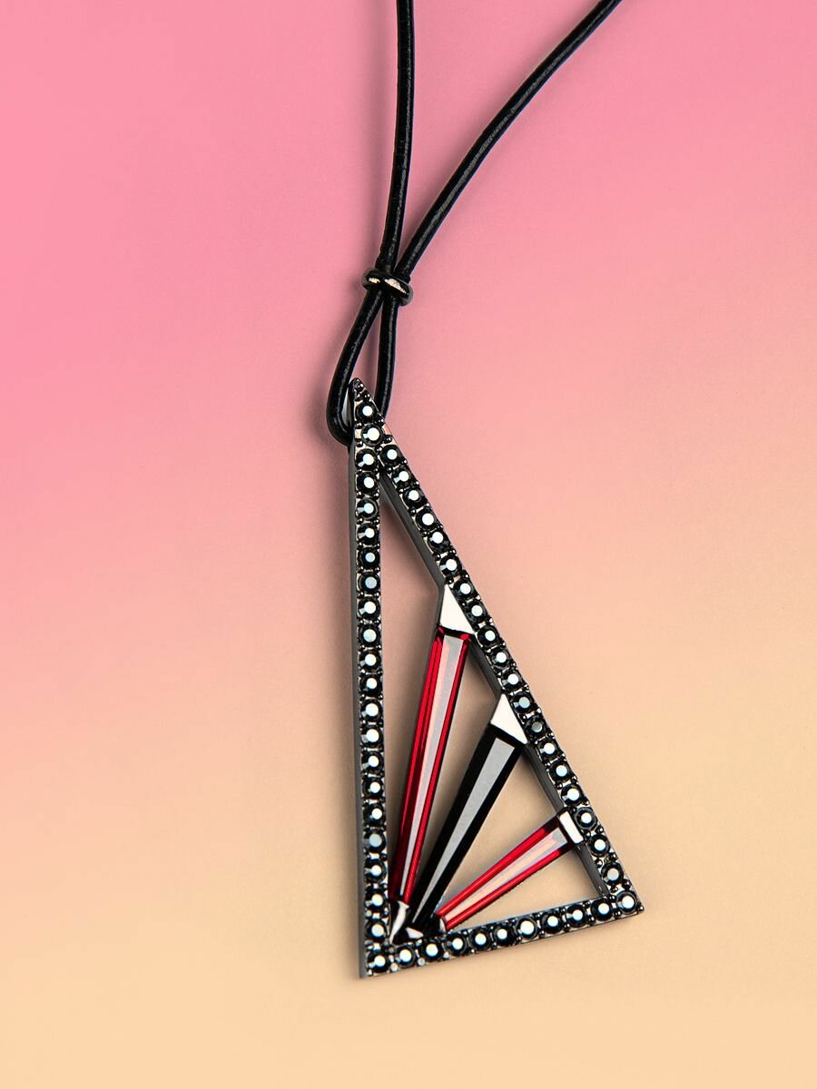 Колье, фианит, Swarovski Zirconia