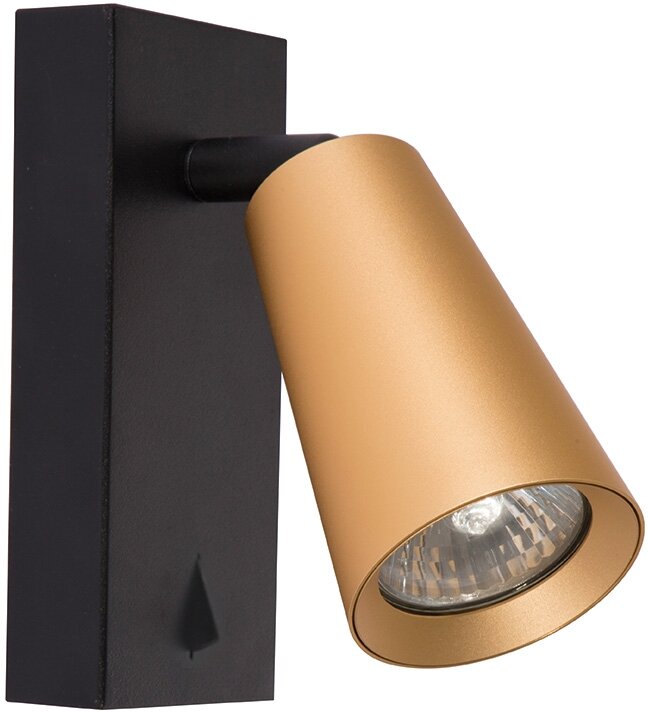 Спот светильник подсветка настенная Feron ML1850 BELL, 35W, 230V, GU10, золото и чёрный — фото 1