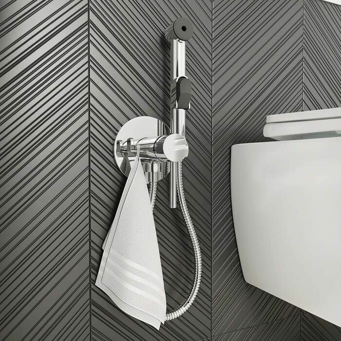 Встраиваемый смеситель с гигиеническим душем IDDIS 003SBR0i08