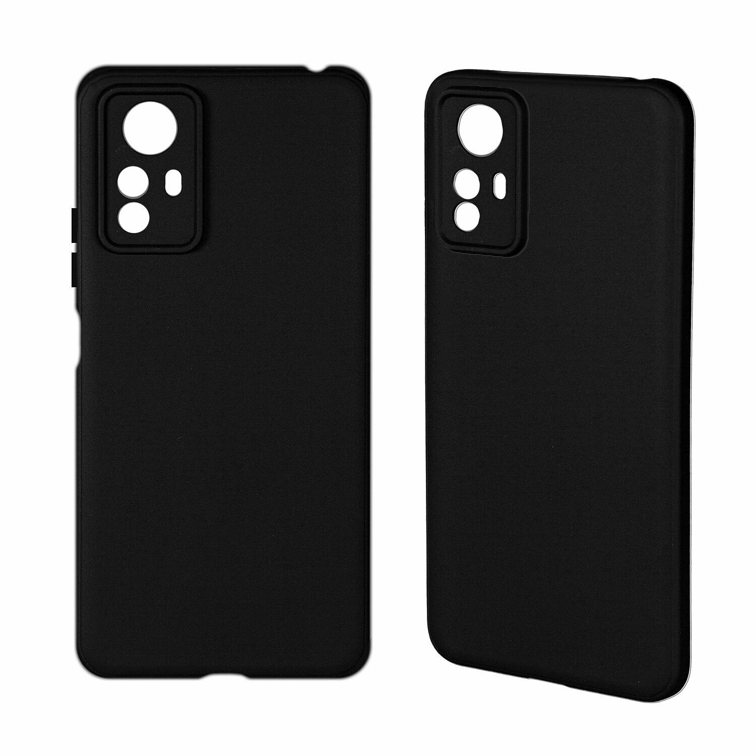 Защитный черный матовый чехол для Xiaomi Redmi Note 12S. Противоударный чехол (бампер/ накладка) для Сяоми Редми Нот 12С