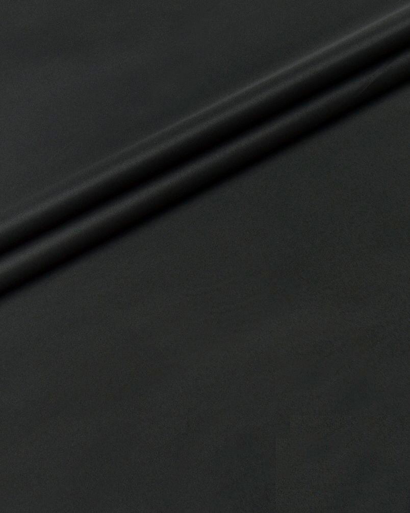 Плащевая ткань Дюспо с пропиткой Millky. Цвет черный. Готовый отрез 15*1,5м.