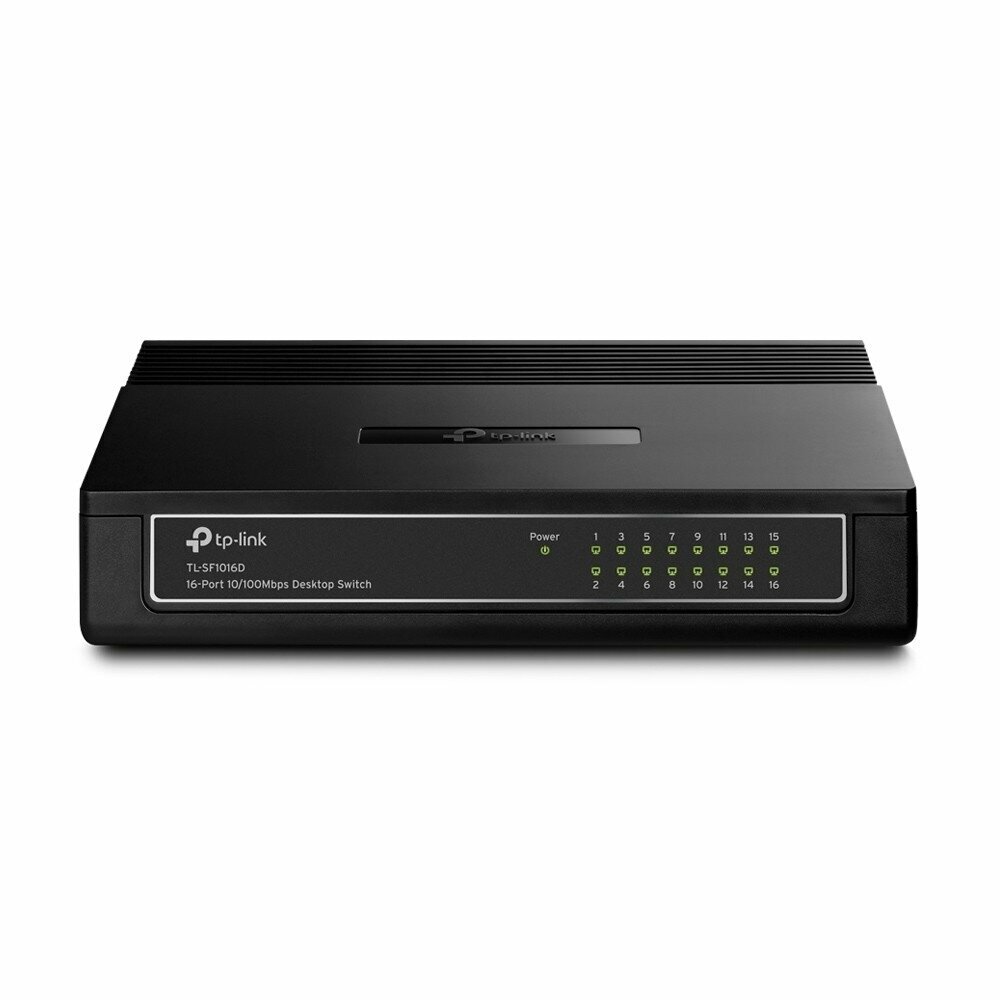 TP-Link TL-SF1016D 16-портовый 10/100 Мбит/с настольный коммутатор